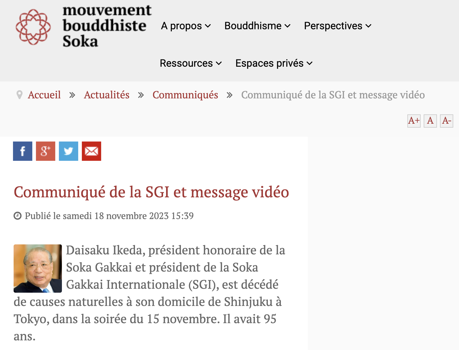 [NEWS] Global SGI Community Grieves on Social Media: Shared Reflections ...